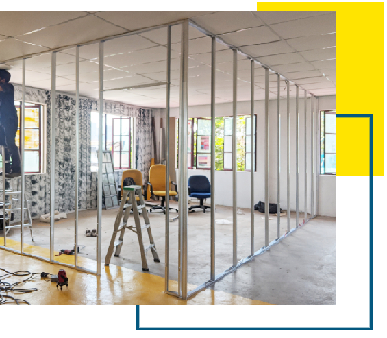 buat partition - Ahsan Renovation